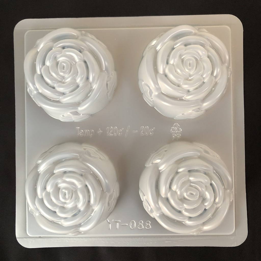 YT -088 Big Rose Shape Chocolate & Jelly Mould 玫瑰花燕菜模 ( 1 Piece ) | Shopee Malaysia