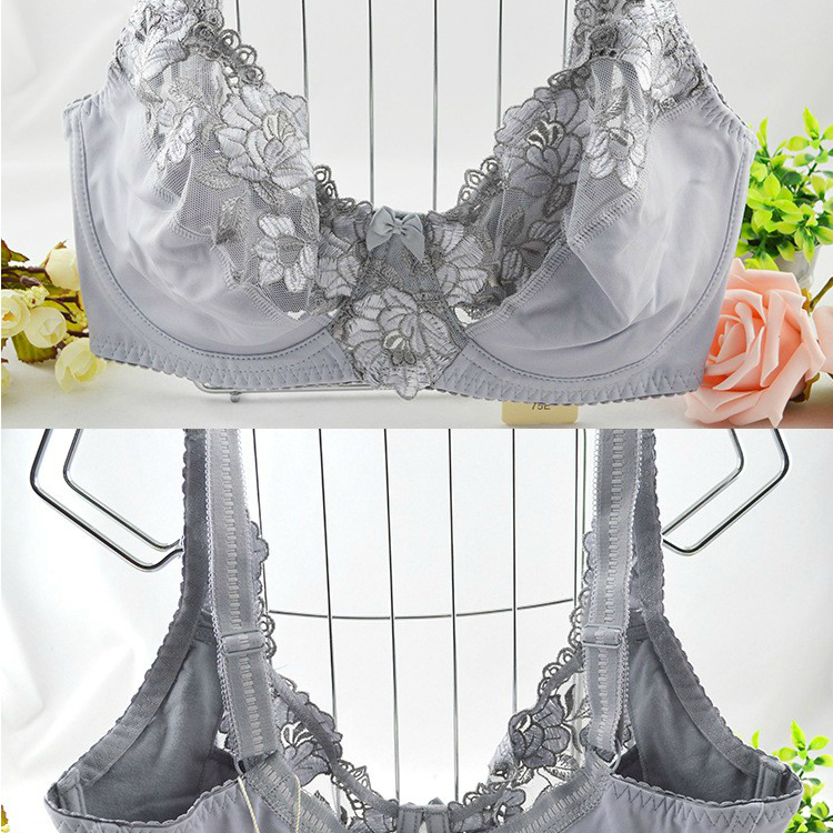 PLUS SIZE BRA JB0008GY (GRAY, SIZE 75E) | Shopee Malaysia