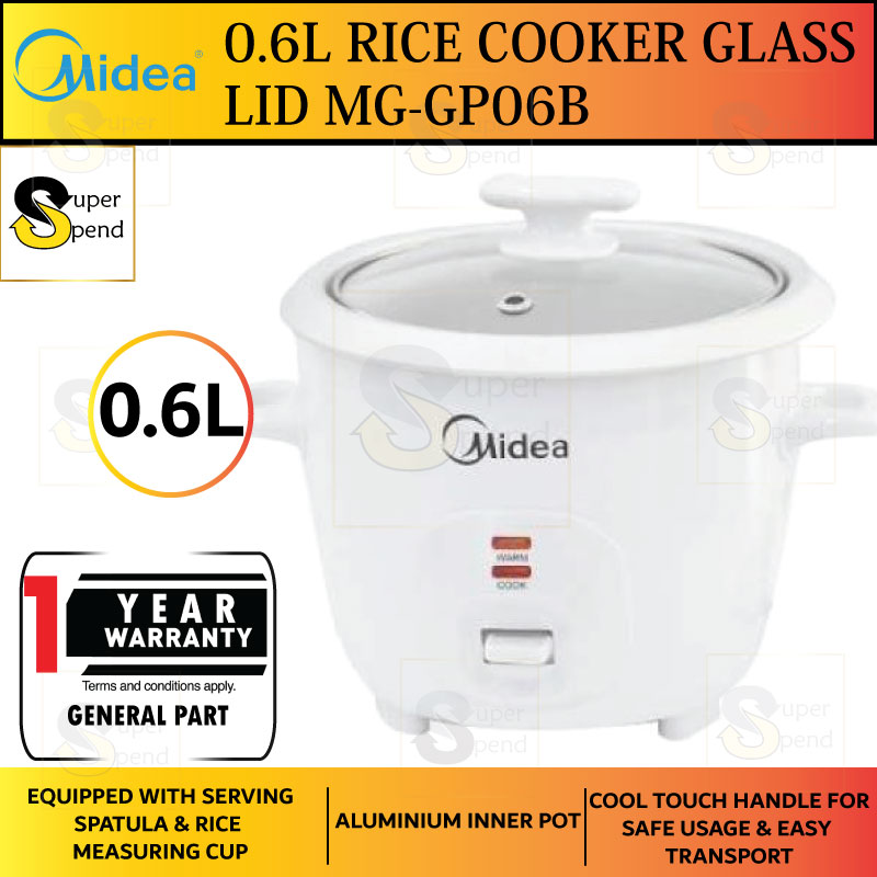 [ 0.6 L ] Midea / Pensonic 0.6L Rice Cooker Glass Lid MG-GP06B MGGP06B ...