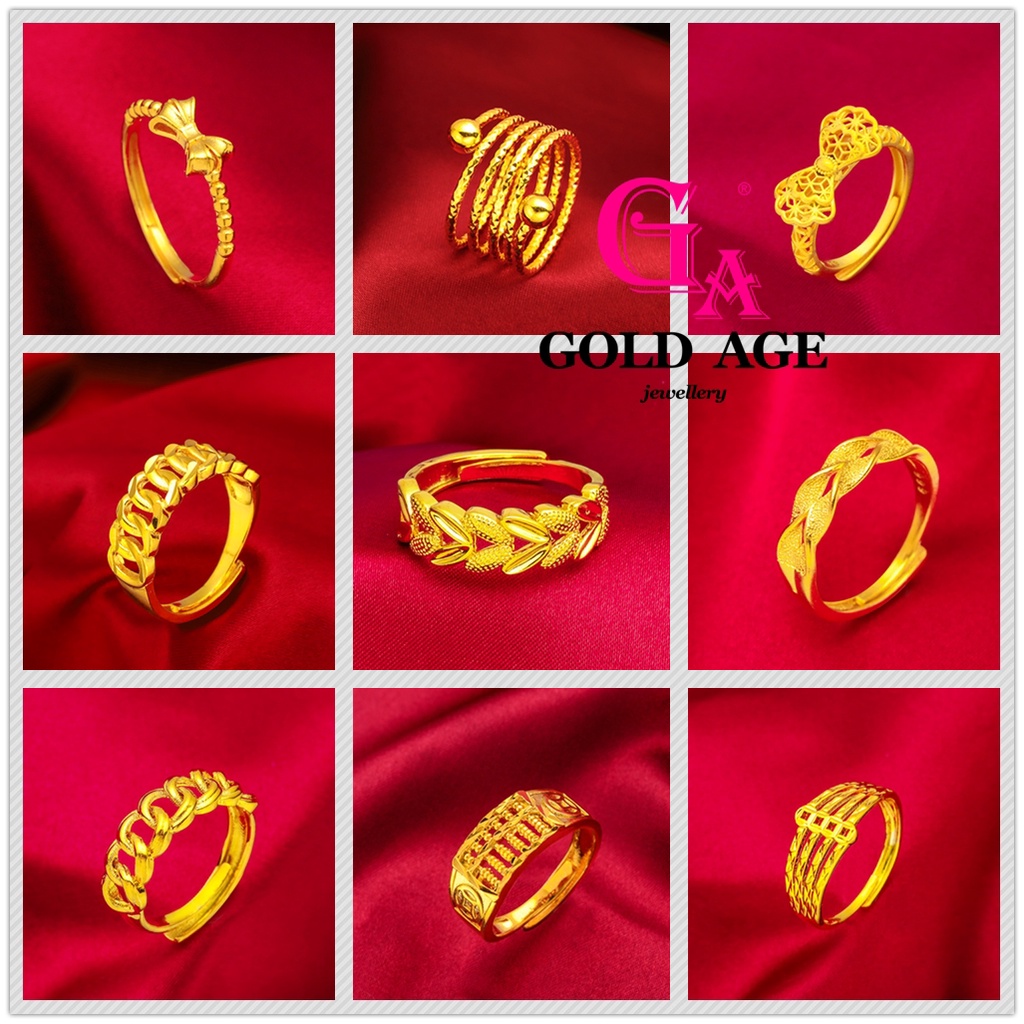 GA Jewelry FashionCincin Emas Korea Cop 916 NEW Ring perempuan ...
