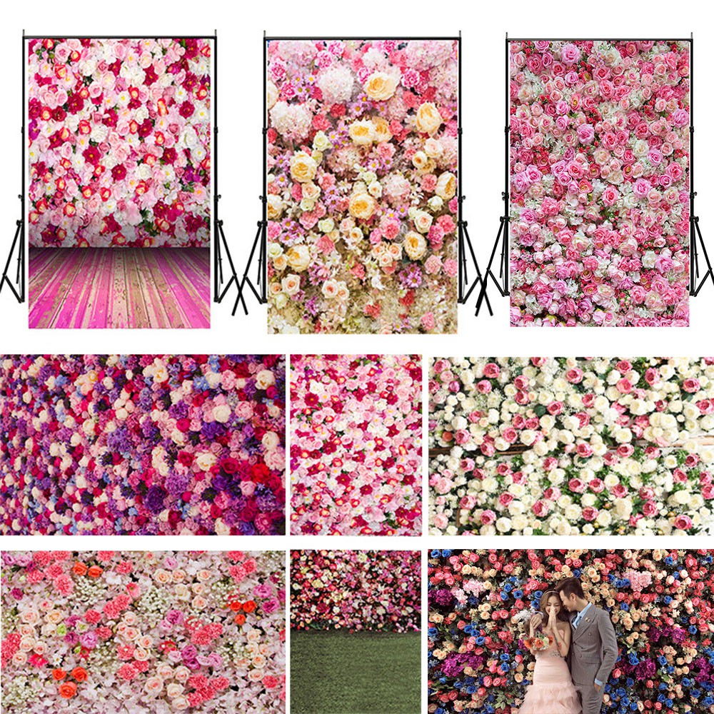 Romantic Floral Backdrop For Photography Studio Props,Festival,Wedding ...