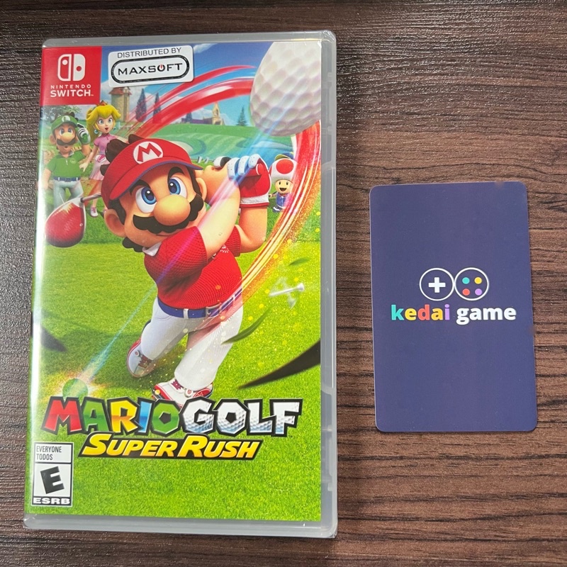 (NEW) Mario Golf Super Rush - Nintendo Switch Game Physical Catridge ...