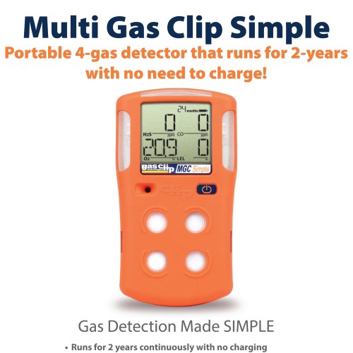 Multi Gas Detector H2S / CO / O2 / LEL Gas Clip MGC-S Malaysia Supplier ...