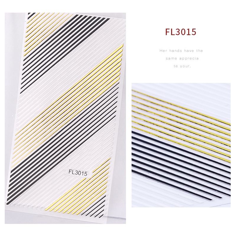 1 Sheet Hot 3D Lace Nail Sticker Decals DIY Accessories Bronzing Flower Irregular Bend Wave ...