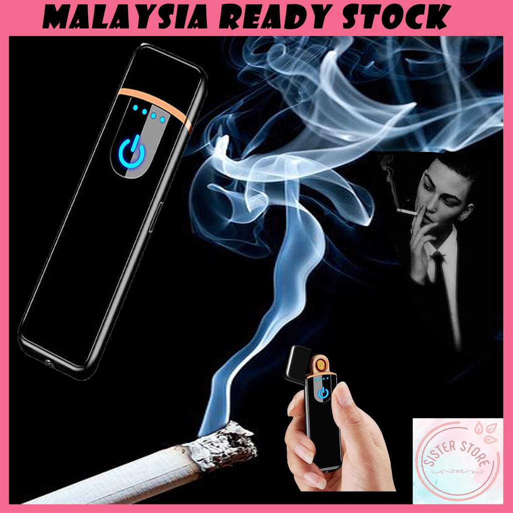 Rechargeable Lighter Portable USB Lighter USB Charging Touchscreen ...