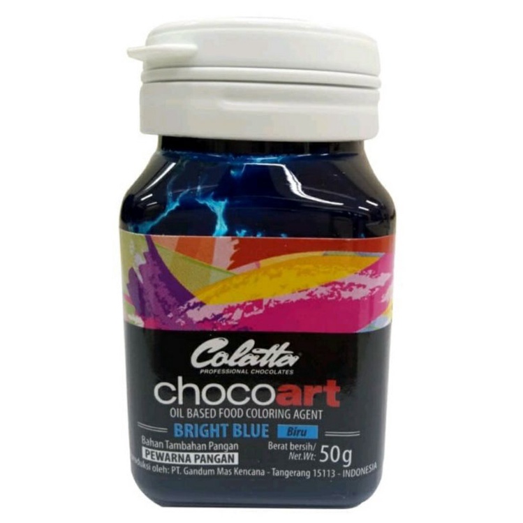 Colatta Chocoart Bright Blue Food Coloring Choco Art 50 gr | Shopee ...