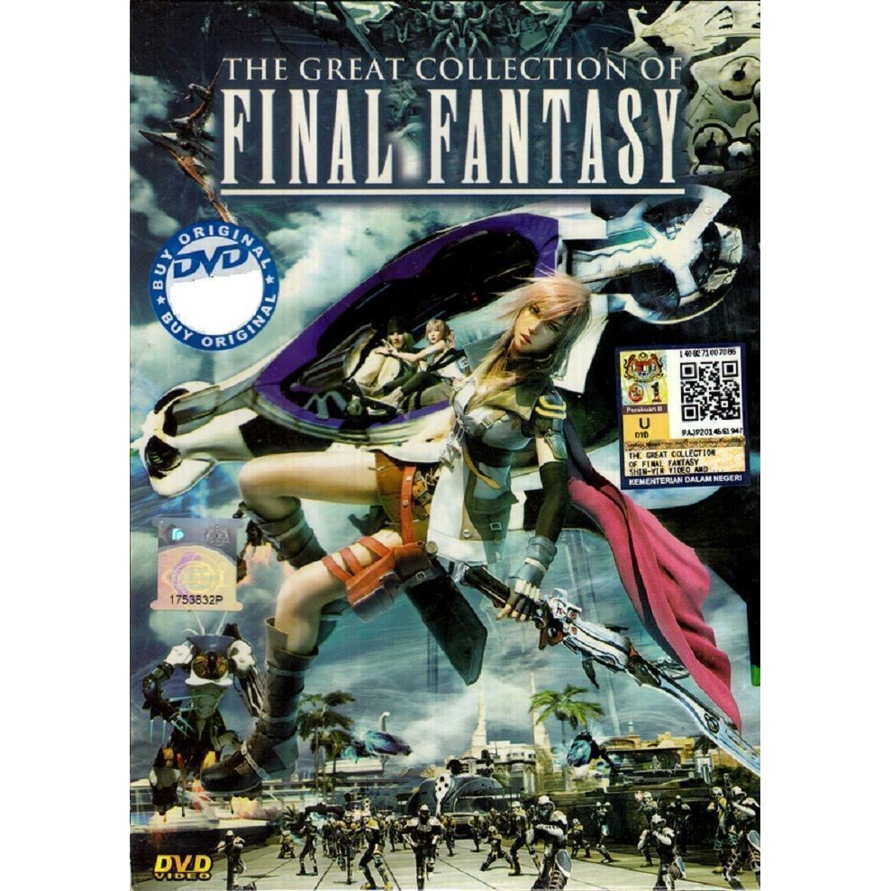 Anime DVD Final Fantasy The Great Collection Complete TV Series + Movie ...