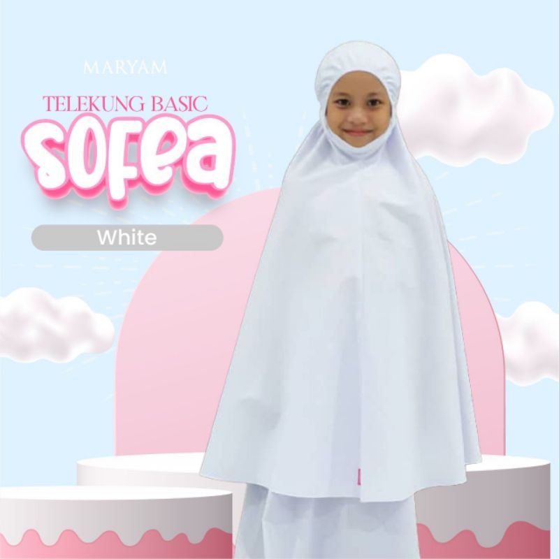 TELEKUNG COTTON KANAK-KANAK PUTIH SOFEA | Shopee Malaysia