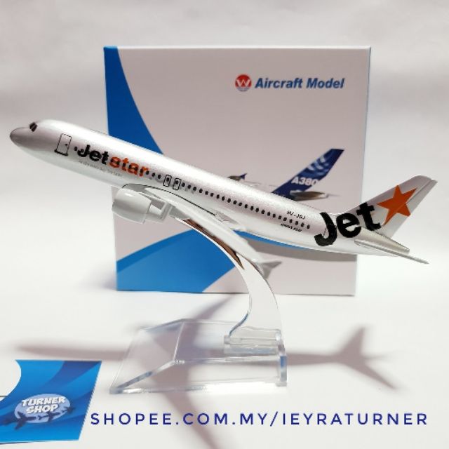 Jetstar A320-232 Aircraft Model 16cm Die-cast Metal Airplane | Shopee ...