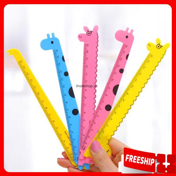 Ruler Funny giraffe-shaped ruler helps children inspire learning ...