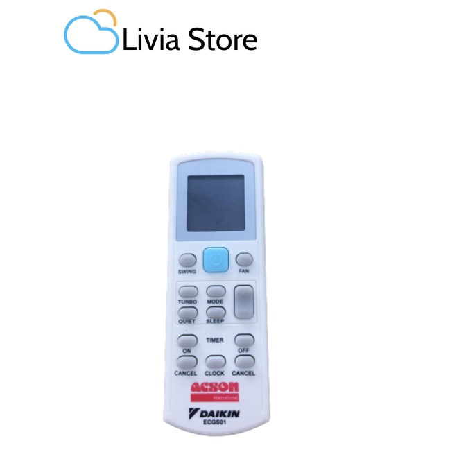 Daikin (ECGS01)/ Acson Air-Conditioner Remote Control | Shopee Malaysia