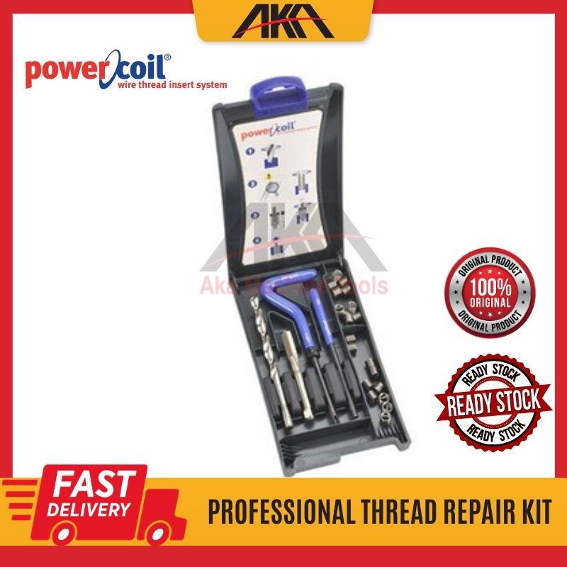 POWERCOIL PROFESSIONAL THREAD REPAIR KIT 1.5D INSERTS | Shopee Malaysia