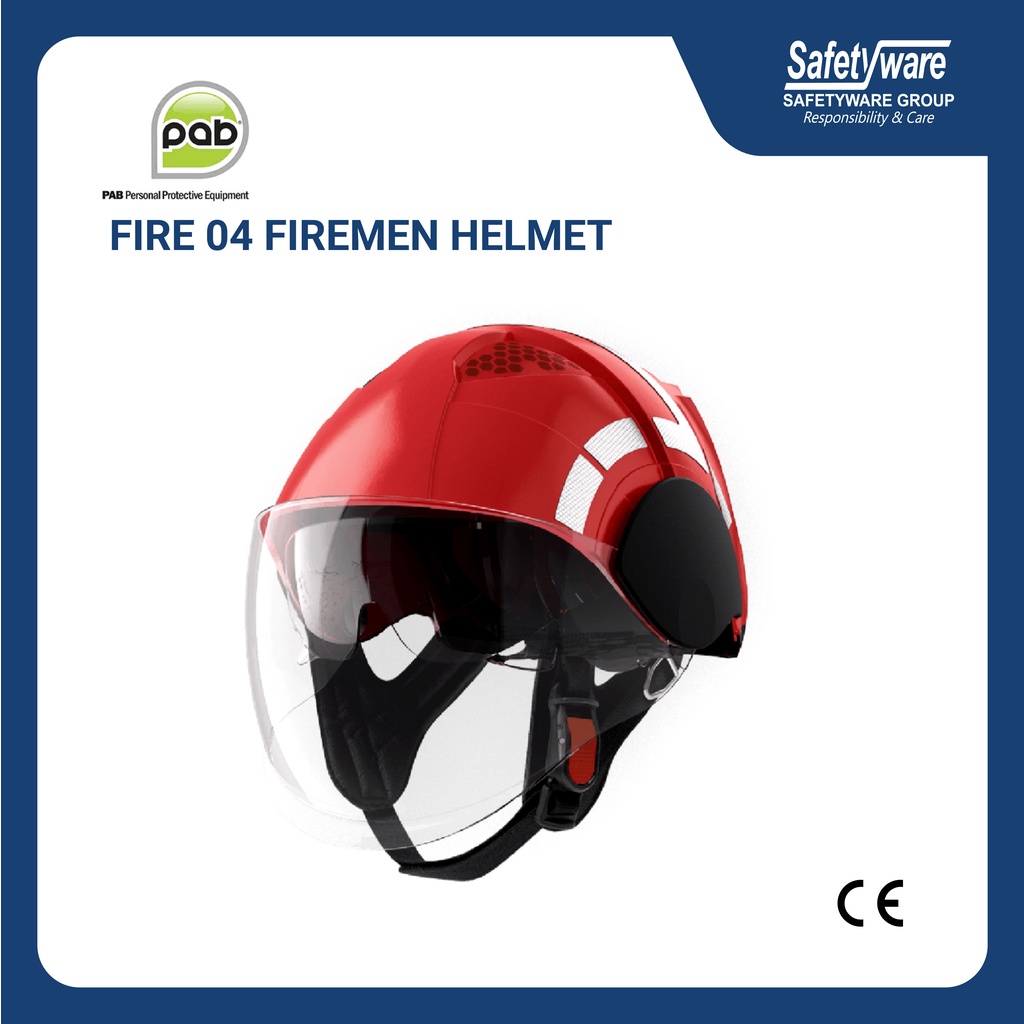 Safetyware PAB Fire 04 Firemen Helmet I High Mechanical Impact ...