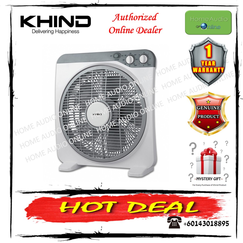Khind Slim Box Fan (12") BF12S | Shopee Malaysia