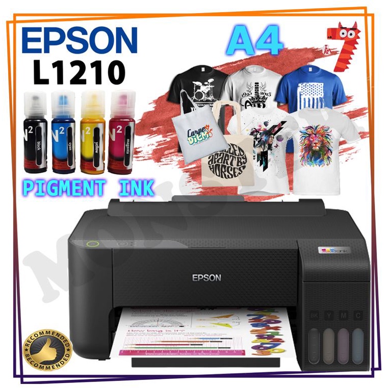 Epson L1210 L-1210 L 1210 EcoTank Printer With Pigment Ink Replacement ...