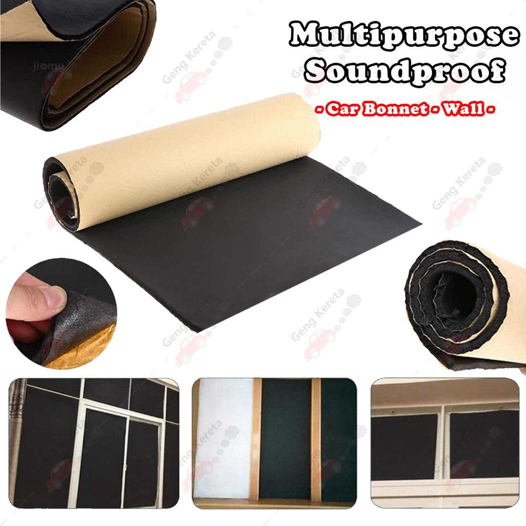 Acoustic Foam Sound Proof Bonnet Soundproof Noise Dampening Studio Home ...