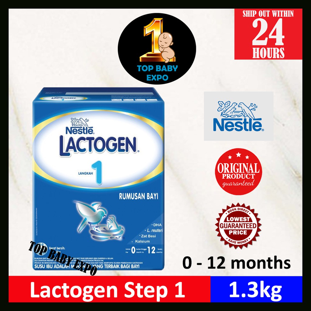 Nestle Lactogen Step 1 (1.3kg) Exp: 08/2026 (Newest Stock) | Shopee ...