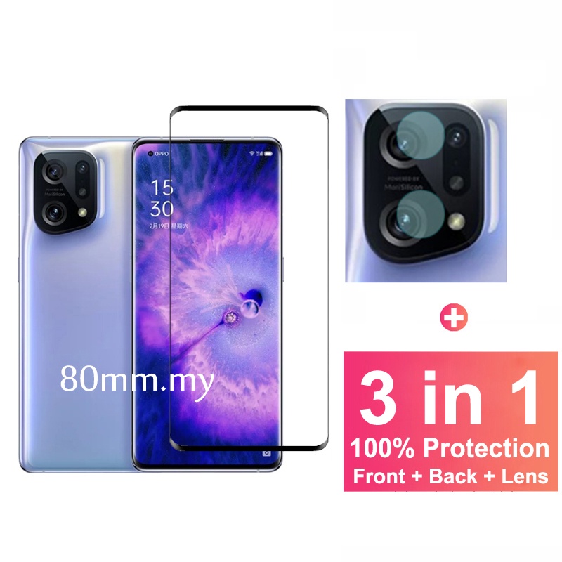 Screen Protector OPPO Find X5 5G Tempered Glass For OPPOA96 A76 A95 ...
