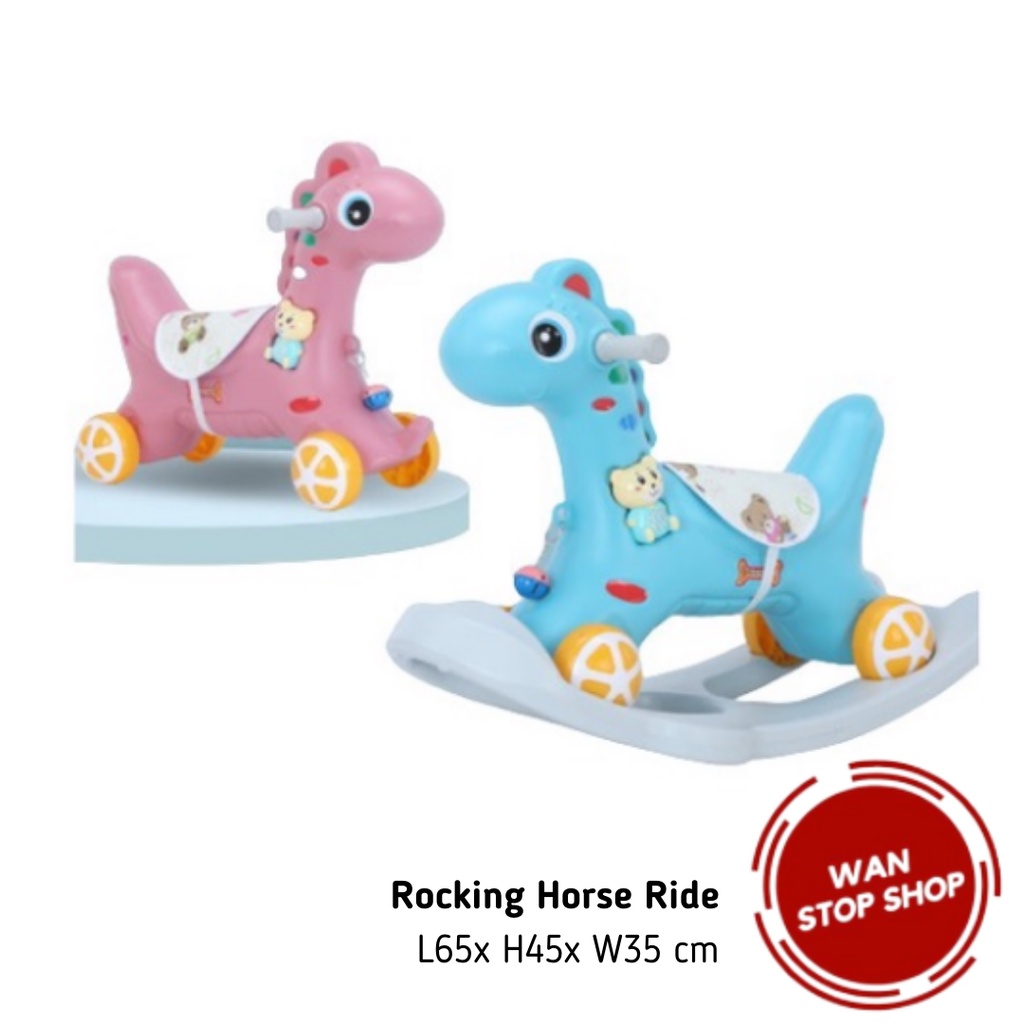 Baby Kids Rocking Horse Ride Kuda Goyang Mainan Budak Children Push Car ...