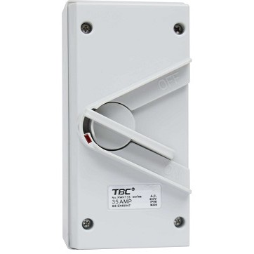 IP56 ISOLATOR/ SURFACE SWITCH/ THREE POLE WEATHER-PROTECTED 440VAC 20A, 35A, 60A/ INDUSTRIAL ...