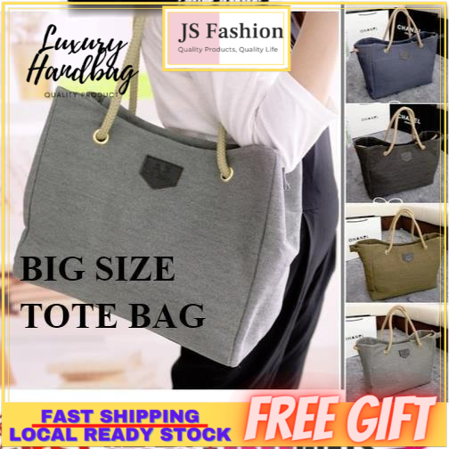 JS Fashion Korean / Japan Super Big Shoulder Bag Handbag Women Sling ...