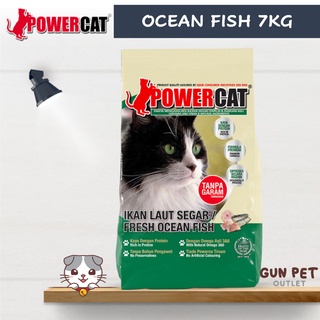 GUN PET PowerCat Dry Cat Food 6.5kg / 7kg Ocean Fish Tuna Kitten ...