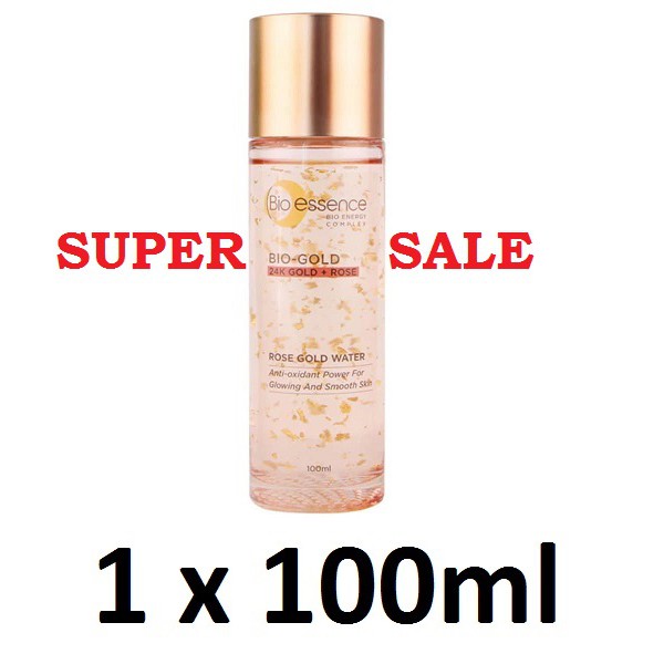 BIO ESSENCE 24K BG ROSE GOLD WATER 100ml | Shopee Malaysia