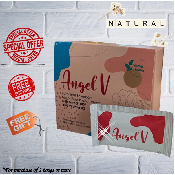Angel V Menopause Support 14 sachet x 5g Natural Remedy from Korea ...