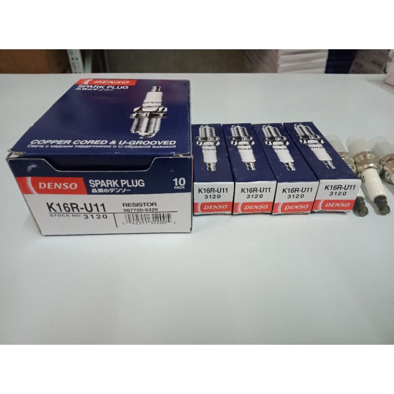 Original Toyota Spark Plug K16R-U11 K16RU11 - Vios / Altis ZZE122 ...