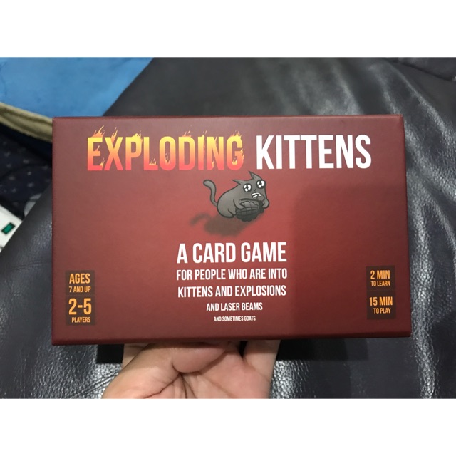 Exploding Kittens (Damaged) | Shopee Malaysia