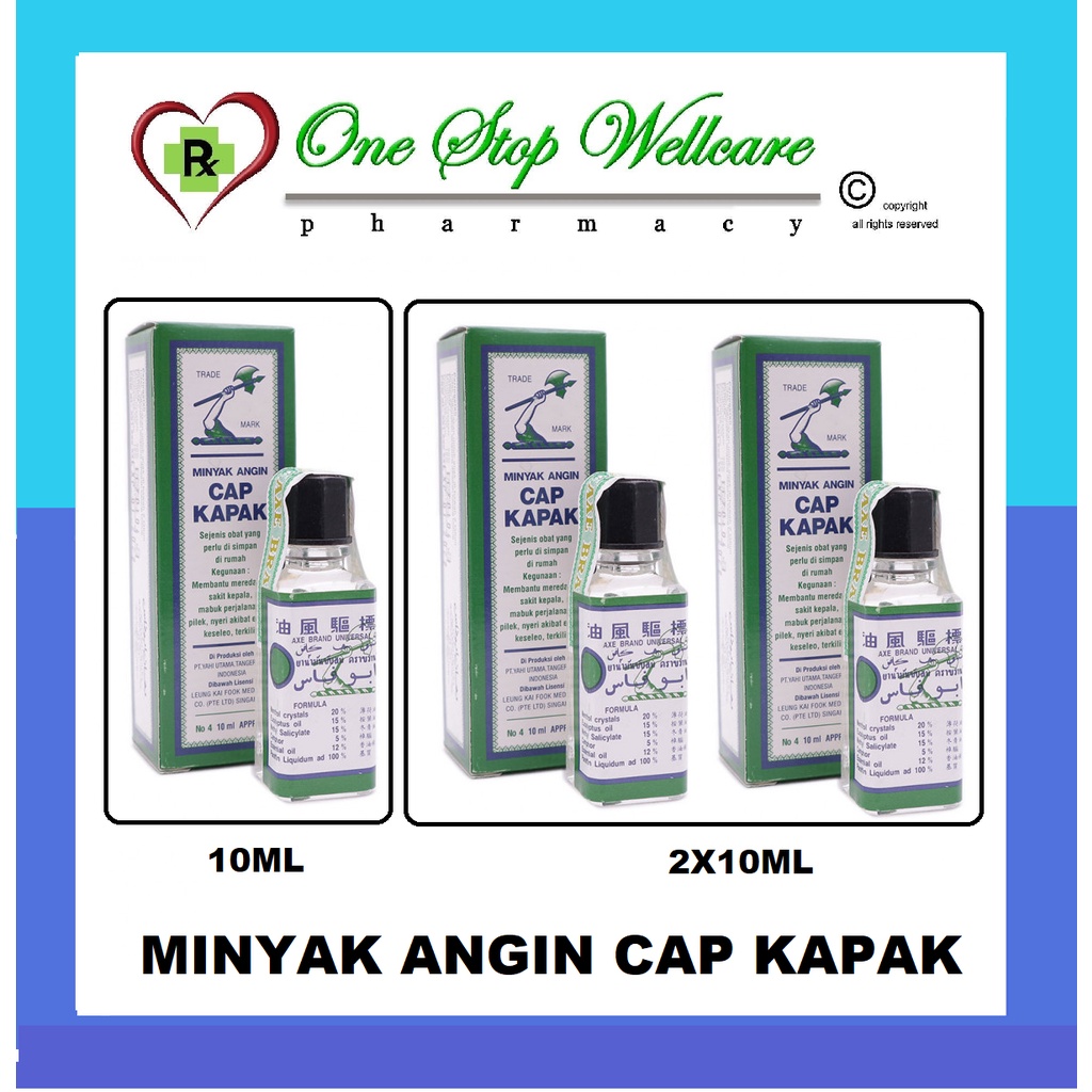MINYAK ANGIN CAP KAPAK 10ML / 2X10ML (TWIN PACK) (EXP:07/2028) | Shopee ...