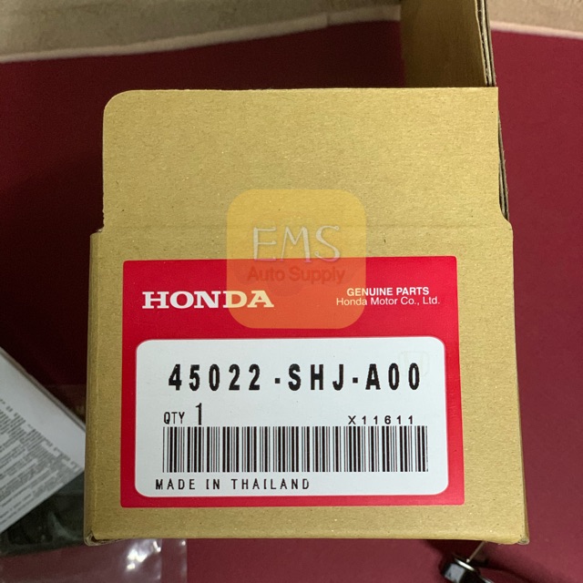 HONDA CRV 2.0 SWA 2007-2012 FRONT BRAKE PAD (45022-SHJ-A00) | Shopee ...