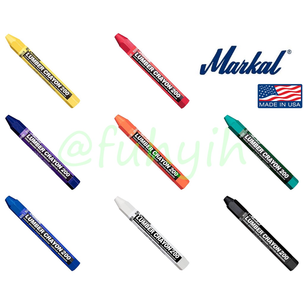 American Markal Lumber Crayon 200 Multi-Purpose Hydroelectric Rebar ...