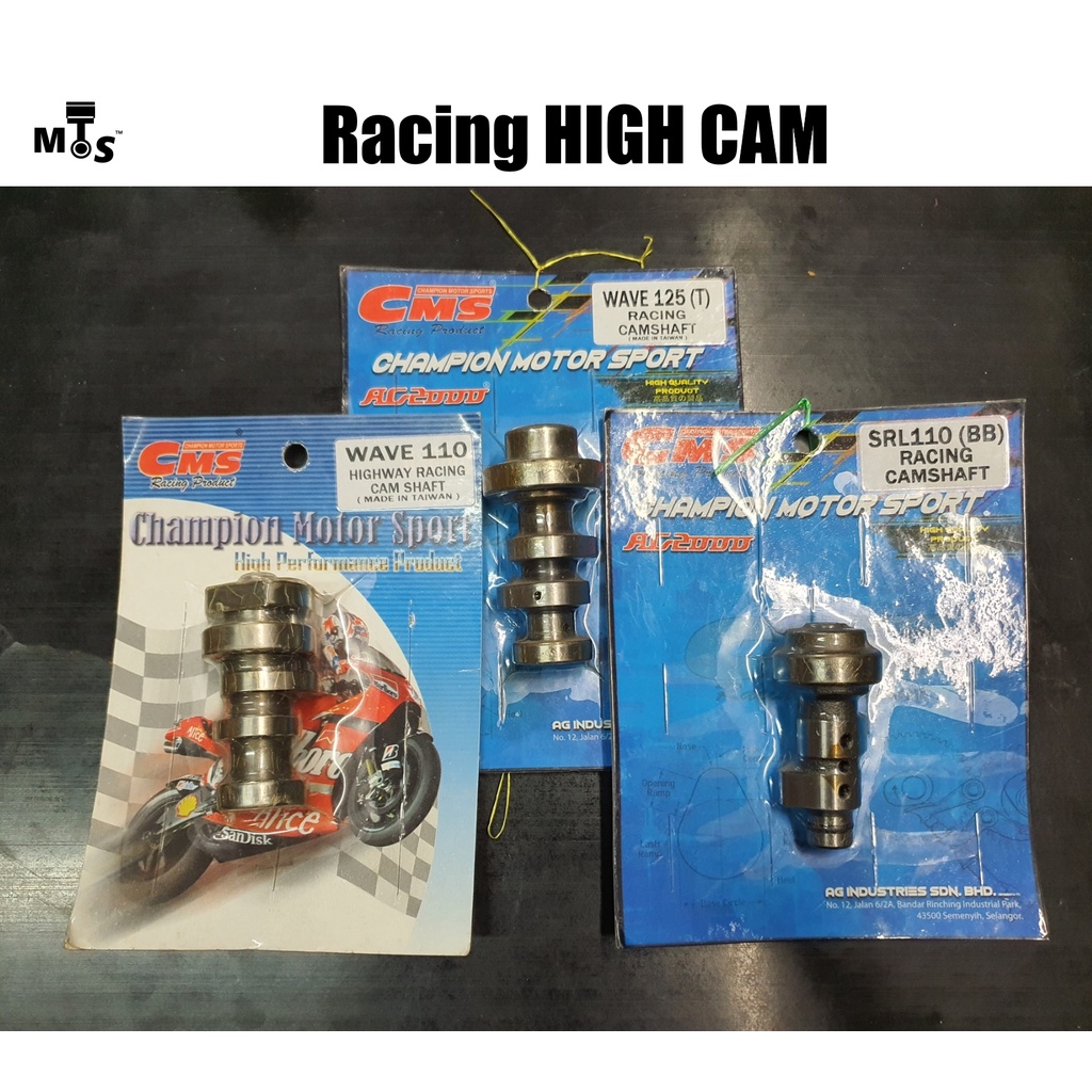 CMS Big Bore High CAM Hicam 👍CAMSHAFT Honda Wave125 W125 Wave110 W110 ...