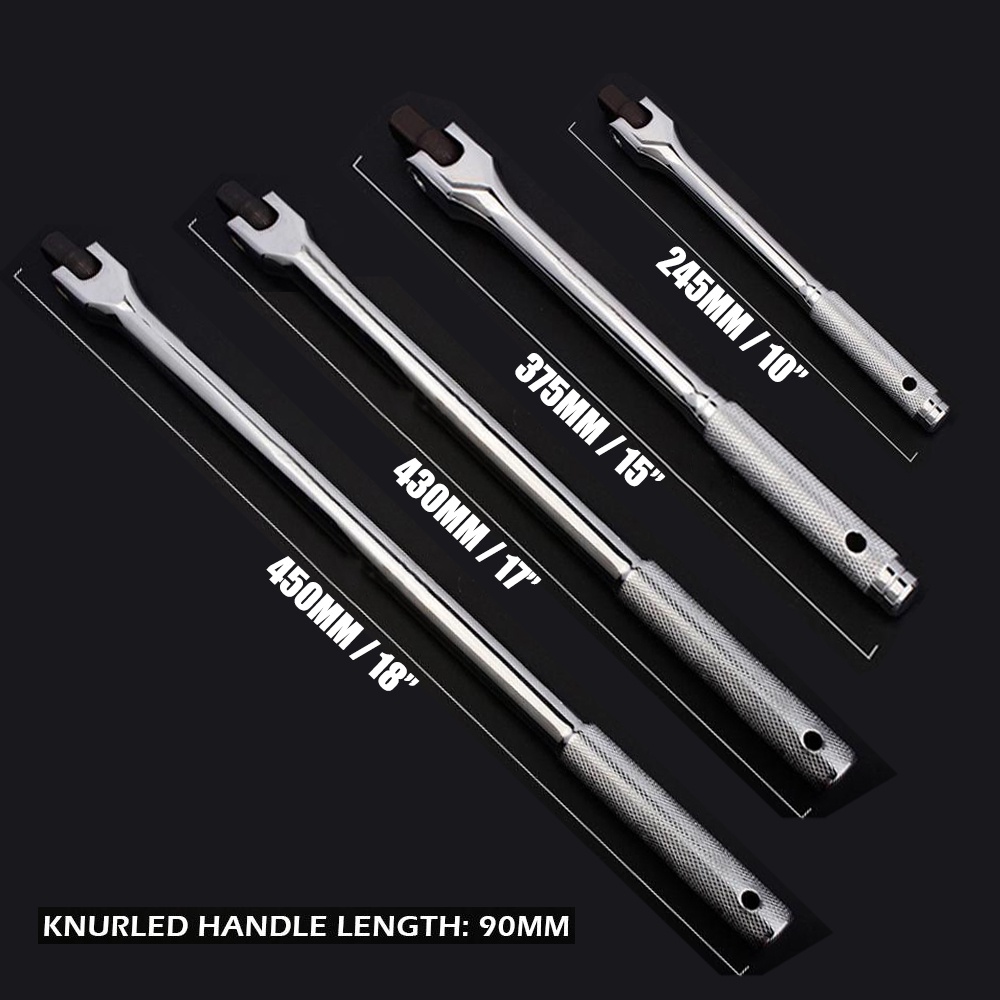 1/2 Drive F Rod Breaker Bar Head Socket Wrench F-Handle Hand Tool with ...