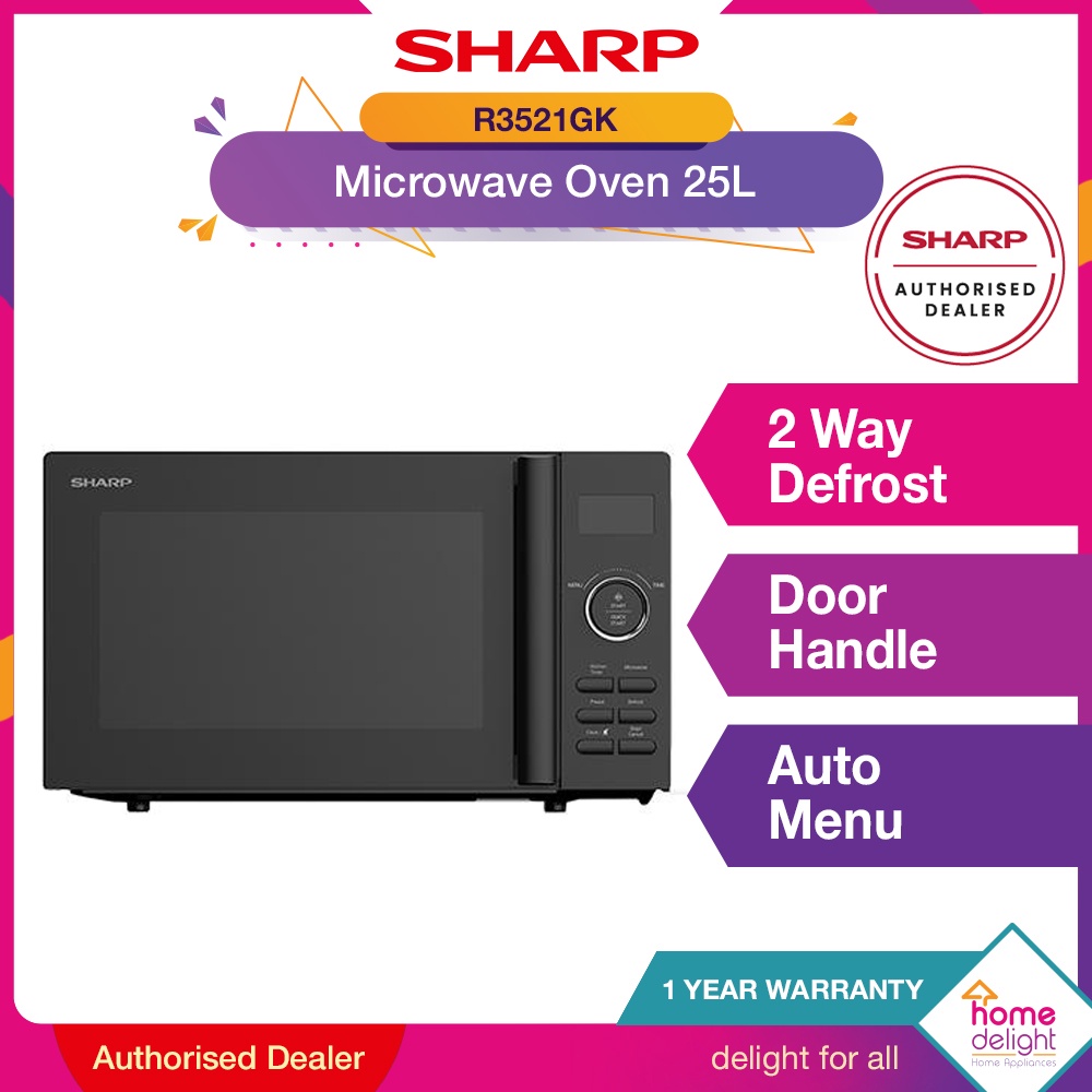 Sharp Microwave Oven 25L [ R3521GK ] | Shopee Malaysia