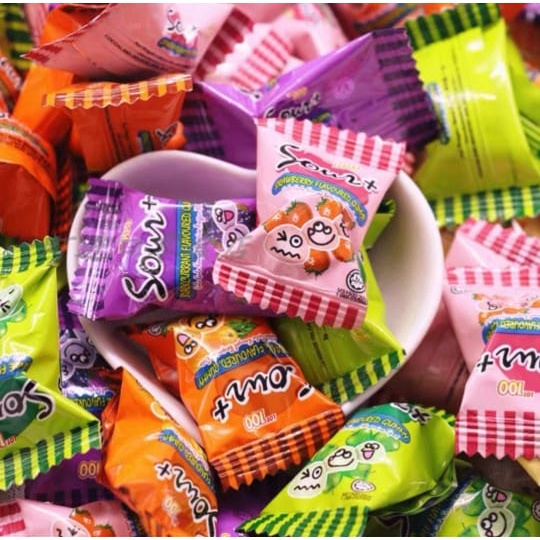 Lot 100 Sour Gummy Candy (10pcs) | Shopee Malaysia