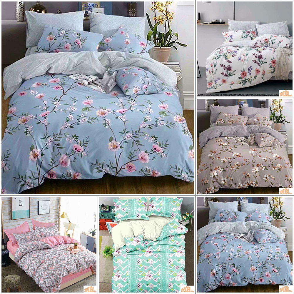 Maylee 3 in 1 Queen Fitted Bedsheet Set Cadar Bergetah 450TC High ...