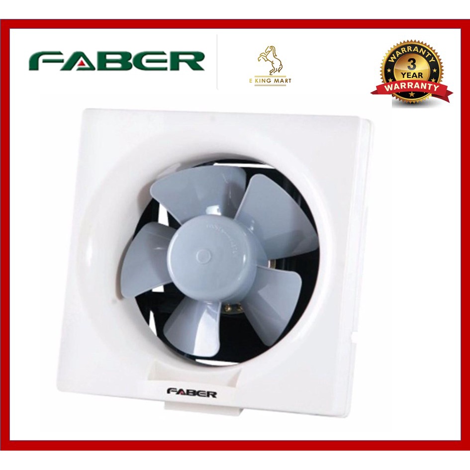 Faber 10" Wall Type Exahaust Fan Ventilation Fan FV10W With 3 Year ...