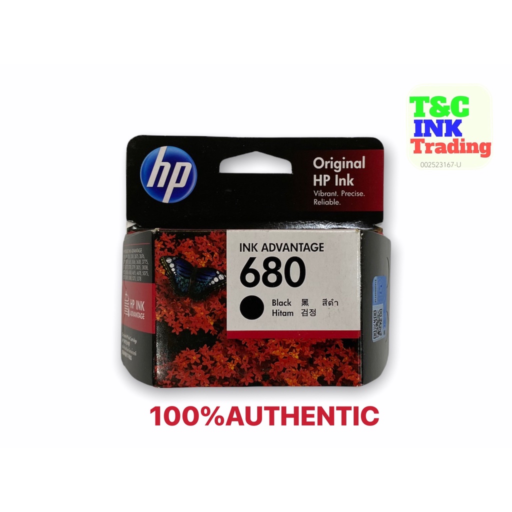 Original HP 680 COMBO SET Ink Cartridges *READY STOCK* | Shopee Malaysia