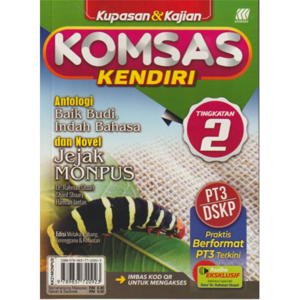 [FUNBOOK] Kupasan & Kajian Kendiri Komsas Antologi dan Novel Tingkatan ...