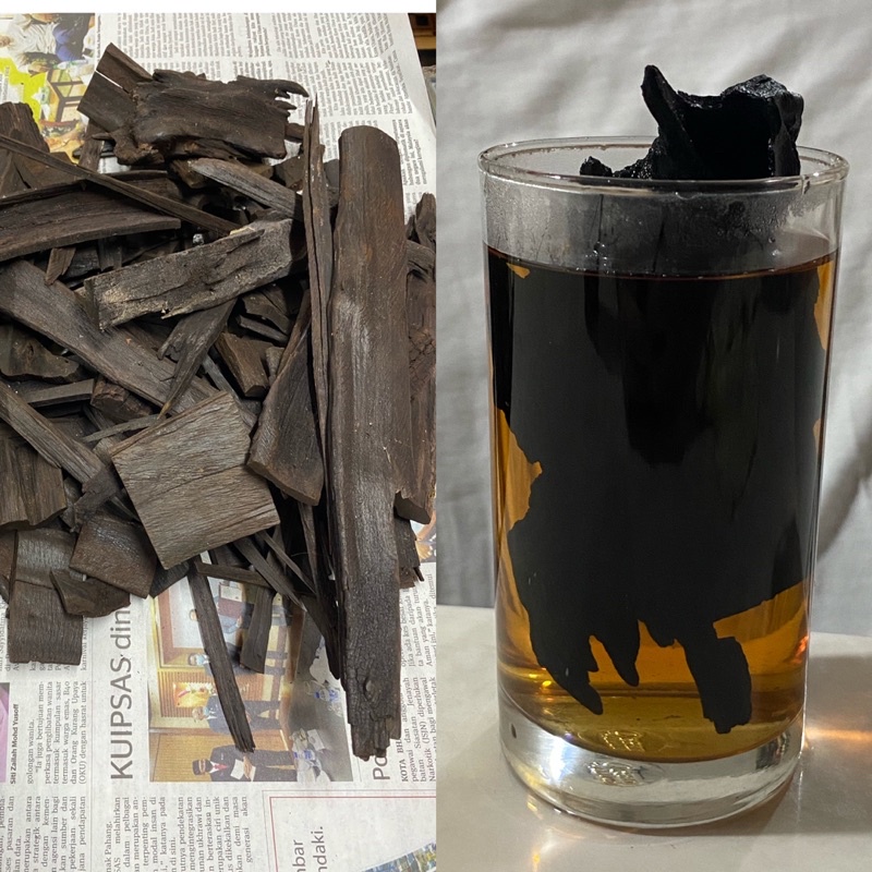 KAYU TERAS KEMUNING HITAM PENAWAR TRADISIONAL AIR RENDAMAN KUNING ASLI ...