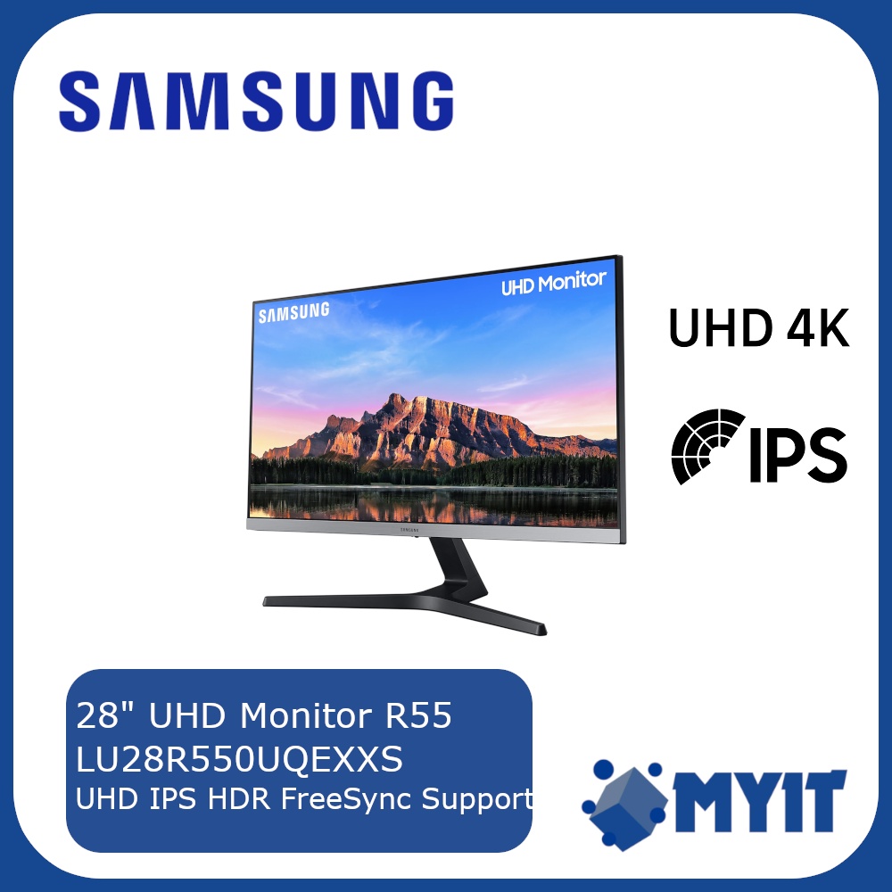 Samsung 28" inch UHD Monitor LU28R550UQEXXS R55 Borderless 4K IPS ...