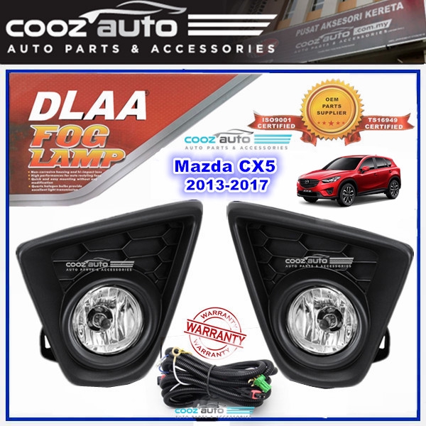 DLAA Mazda CX5 2013 - 2017 Spotlight Fog lamp Fog light Foglamp Switch + Wiring | Shopee Malaysia