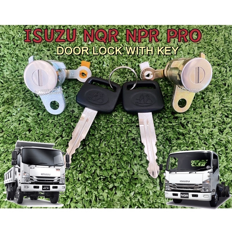 ISUZU NQR NPR PRO 150 DOOR LOCK WITH KEY LORRY KUNCI PINTU (NEW) 3TON ...