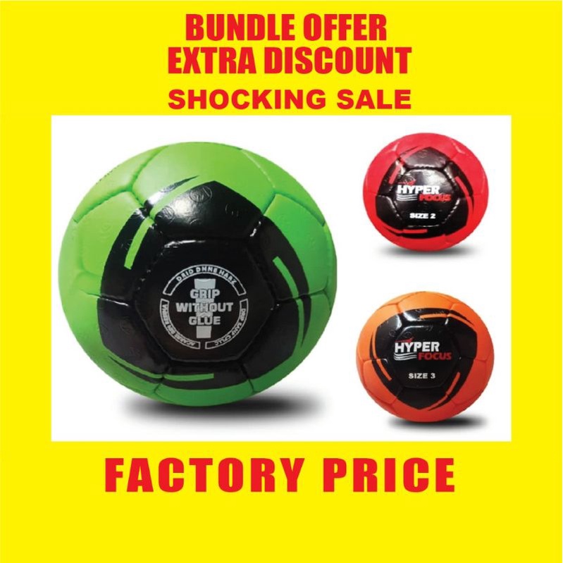 HandBall, Hand Ball Size 1,2, 3 " Match Ball, Bola Baling Top Grip" HI ...