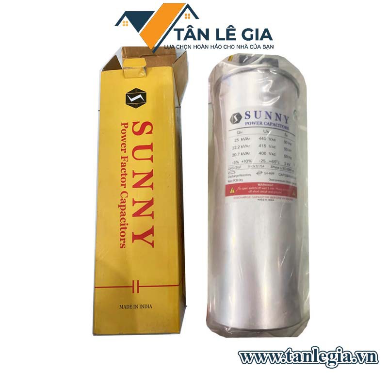 Sunny CAP/25/440SUN: 3-phase capacitor 25Kvar 440V | Shopee Malaysia