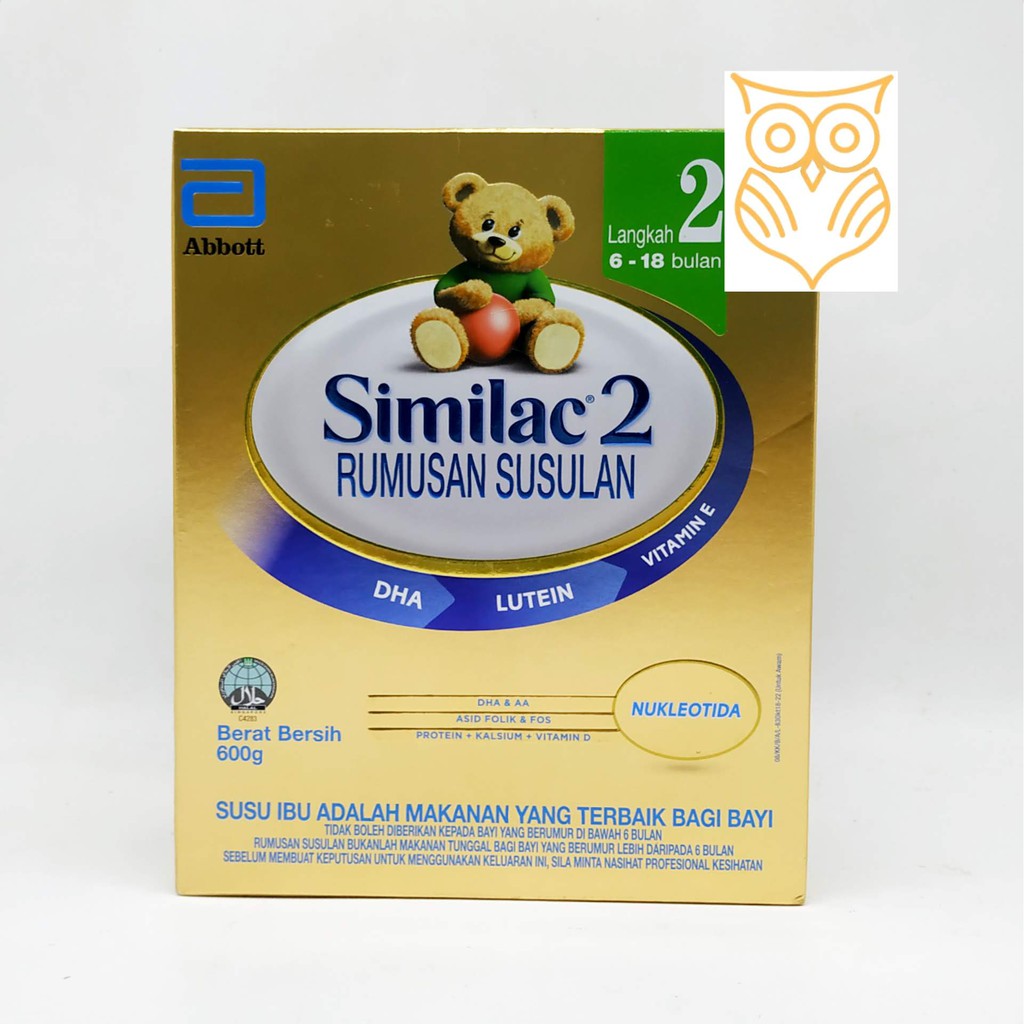 Abbott Similac 2 Rumusan Susulan Step 2 (6-18 months) 600gm | Shopee ...