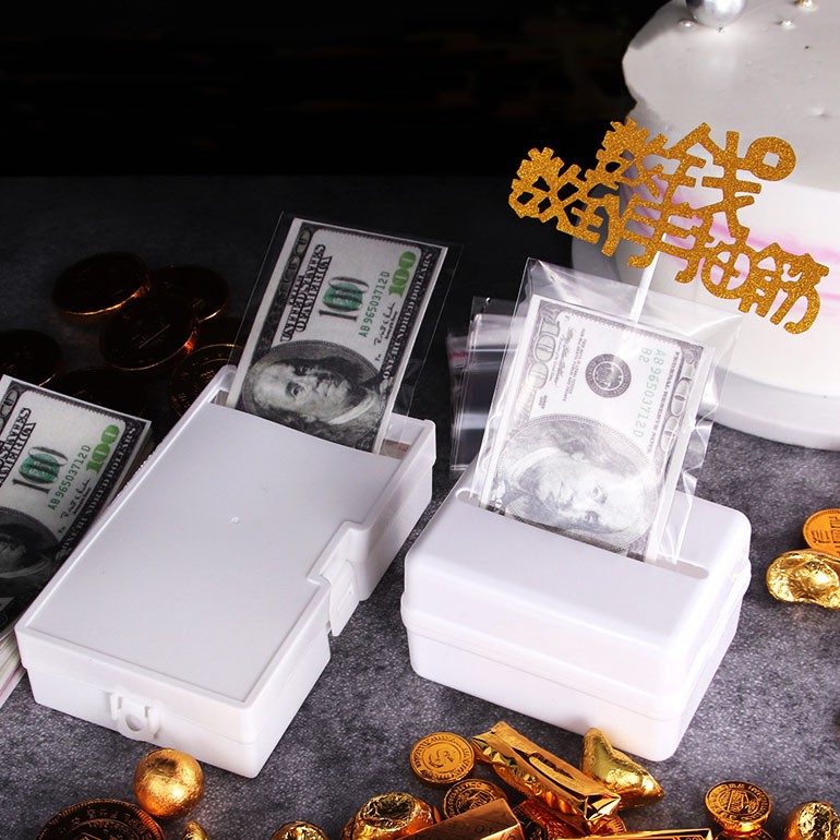 Money Dispenser Box Pulling Box for Cake Viral in Tik Tok Birthday ...