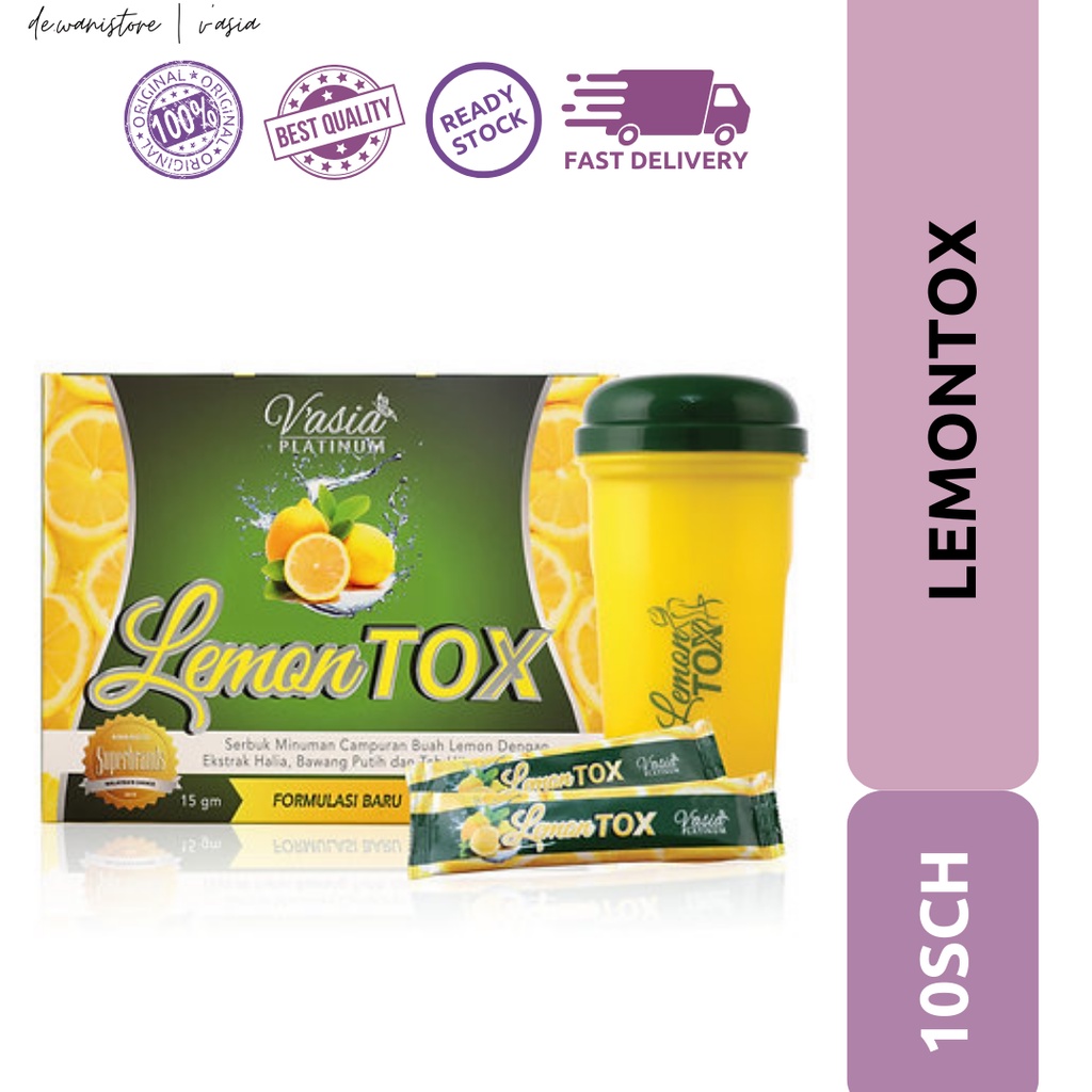[100% ORIGINAL] V'Asia LemonTox + Free Shaker/Detox Juice/Slimming ...